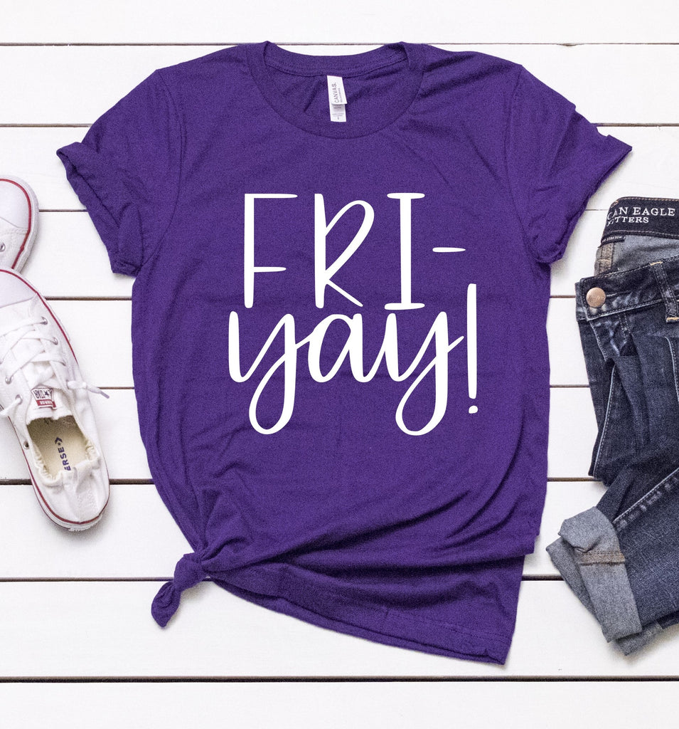 Friyay, Friday Teacher Shirts, TGIF Teacher Tee, Funny Teacher - Missy ...